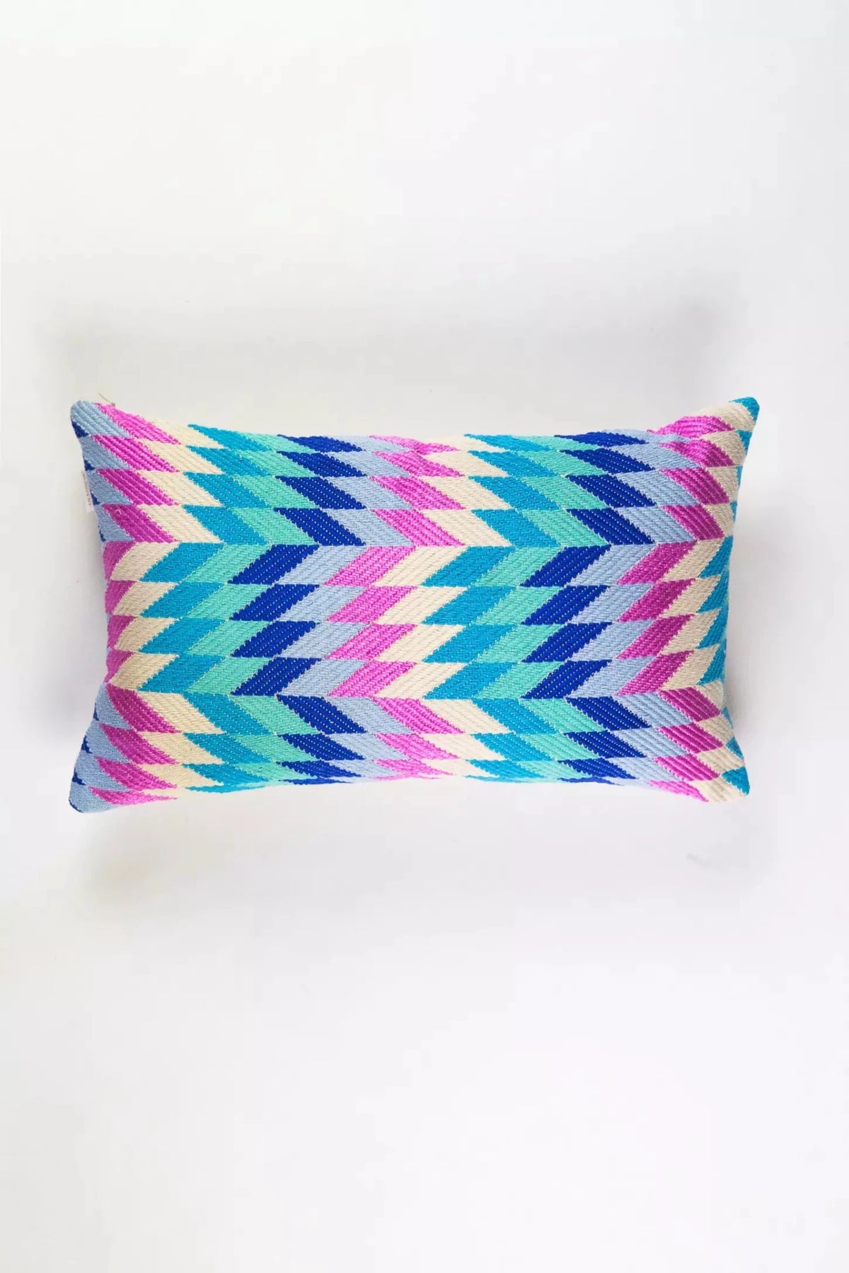 Almolonga Diamond Pillow - Blue Multi – Archive New York