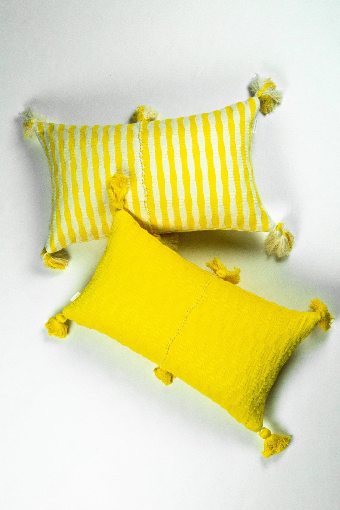 Antigua Pillow - Bright Yellow Stripe – Archive New York
