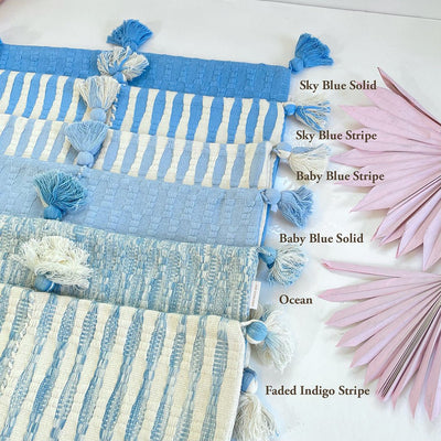 Antigua - Faded Indigo | Handwoven Textile | Natural Dye | Super Washed ...