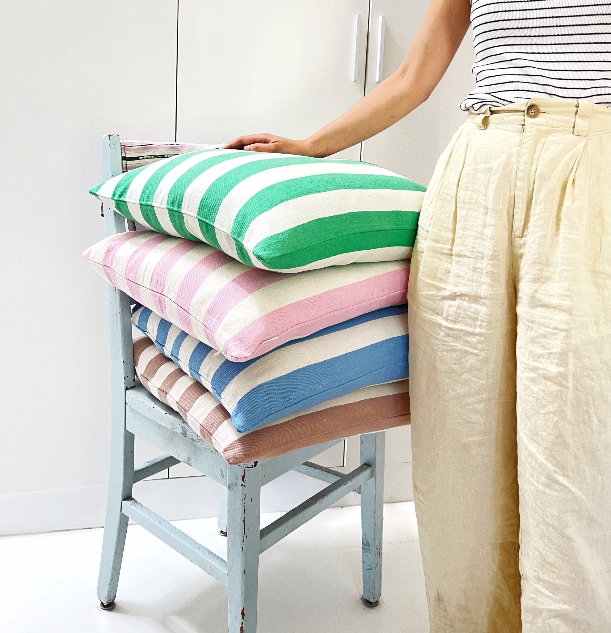 Santiago Cabana Stripe - Sky Blue – Archive New York