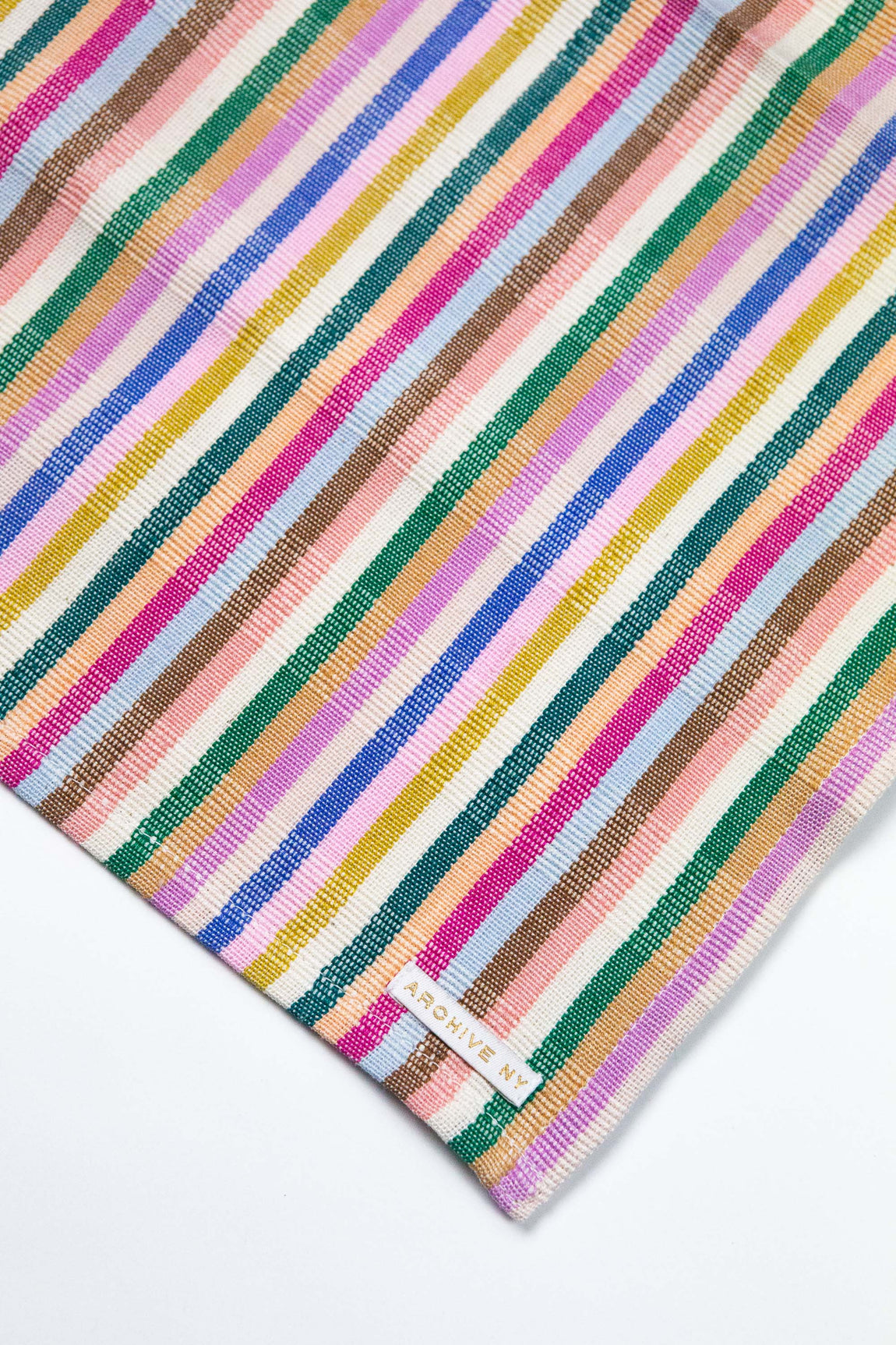 Valentina Rainbow Napkin - Colorful Handwoven Napkin for Table Settings ...
