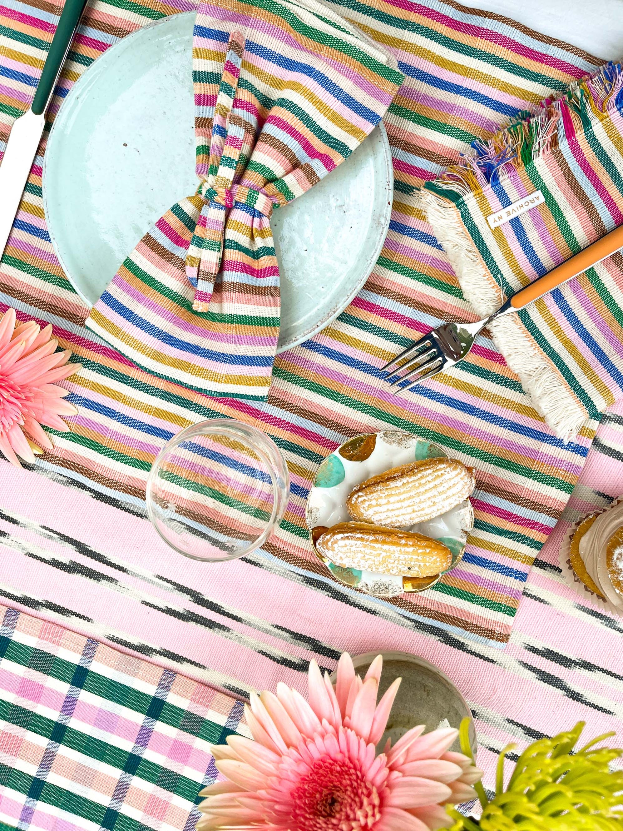 Xela Light Pink Jaspe Table Runner – Archive New York